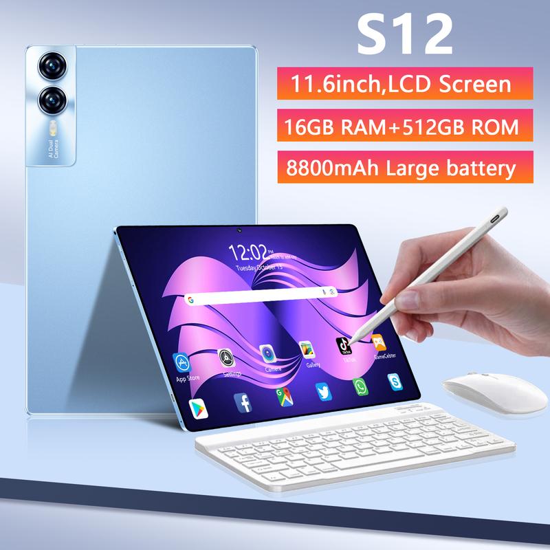 【Bisa COD】Tablet PC s12 11.6" Tablet [16GB+1TB] | Pengalama - Shop ...