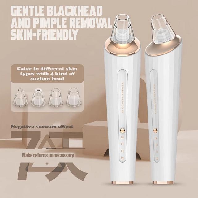 Electric Blackhead Removal With 3 Level Suction 4 Care Heads - TikTok ...