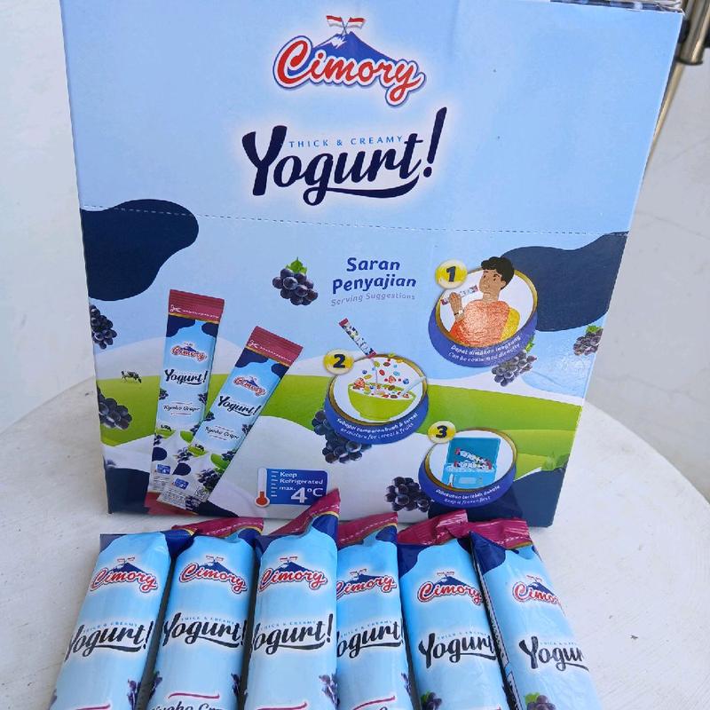 CIMORY YOGURT STIK 40 GRAM, ISI 25 PCS. ADA 6 RASA, MIX RASA Food Susu ...