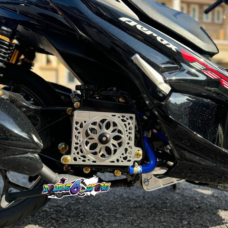 NVX NMAX Radiator Cover Alloy CNC Thai Yamaha NVX 155 V1 V2 Aerox ...