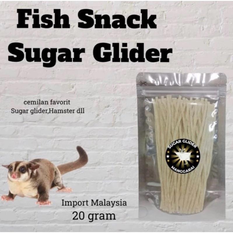 Fish Snack Cemilan Kesukaan Sugar Glider Import Malaysia ORI/CHARCOL ...