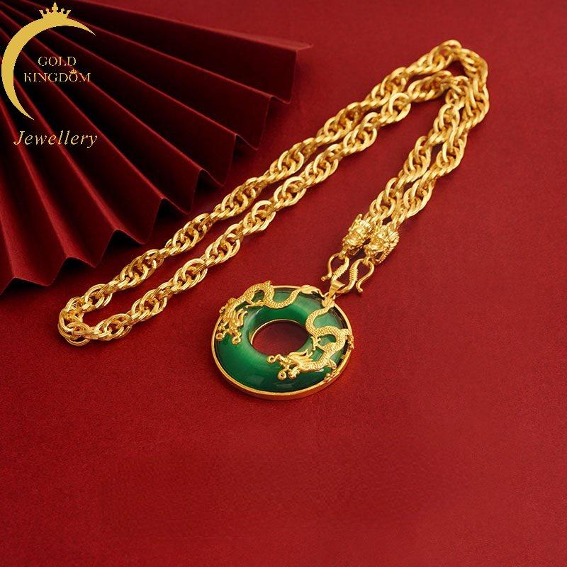 SS24 Domineering double dragon green chalcedony tag auspicious - TikTok ...