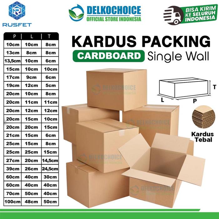 Jual KARDUS PACKING Single Wall Cardboard Karton Carton Box Dus Kotak ...