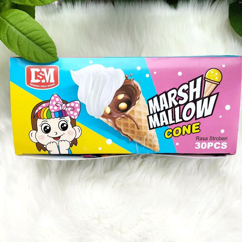 marshmallow cone isi 30 pcs - Shop | Tokopedia