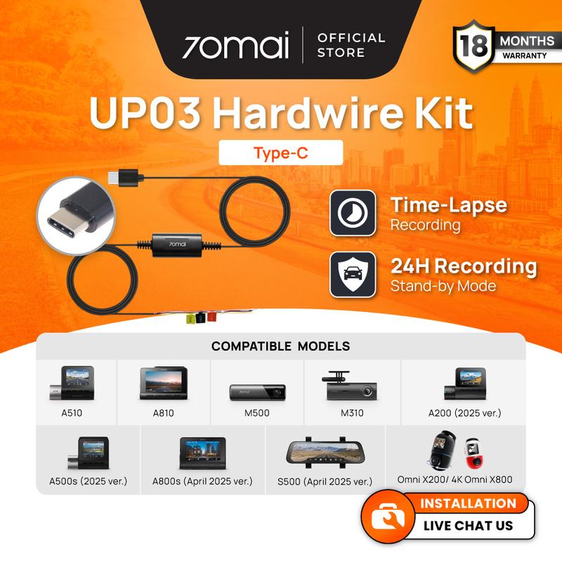 70mai M500 Hard Wire Fuse Kit (Type-C) Accessories Automotiv - TikTok ...