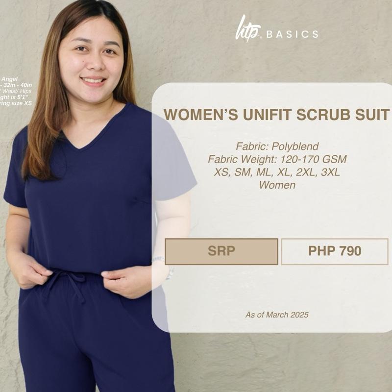 HTP Basics Women’s Unifit Scrub Suit Polyblend Womenswear - TikTok Shop ...