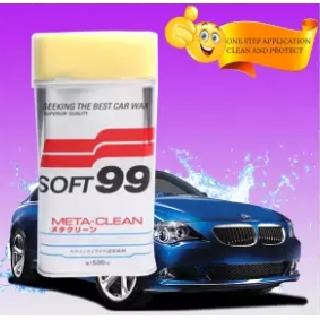 SOFT99 Cleaner & Polish Luster / Meta Clean Wax with Sponge 530 ...