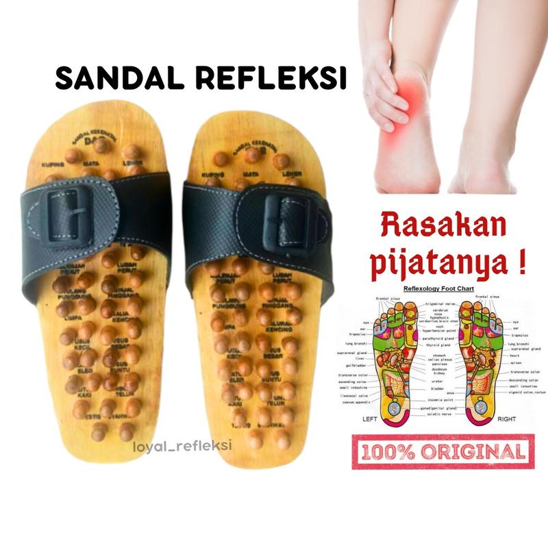 Sandal Kesehatan Refleksi Rematik Sandal Terapi Herbal Tubuh - Shop ...