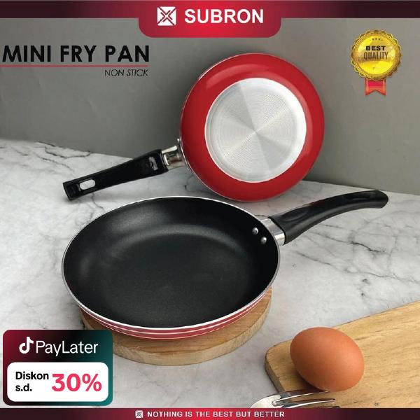 SUBRON Frying Pan Fry Pan Lapis Teflon Non-Stick Anti Lengke - Shop ...