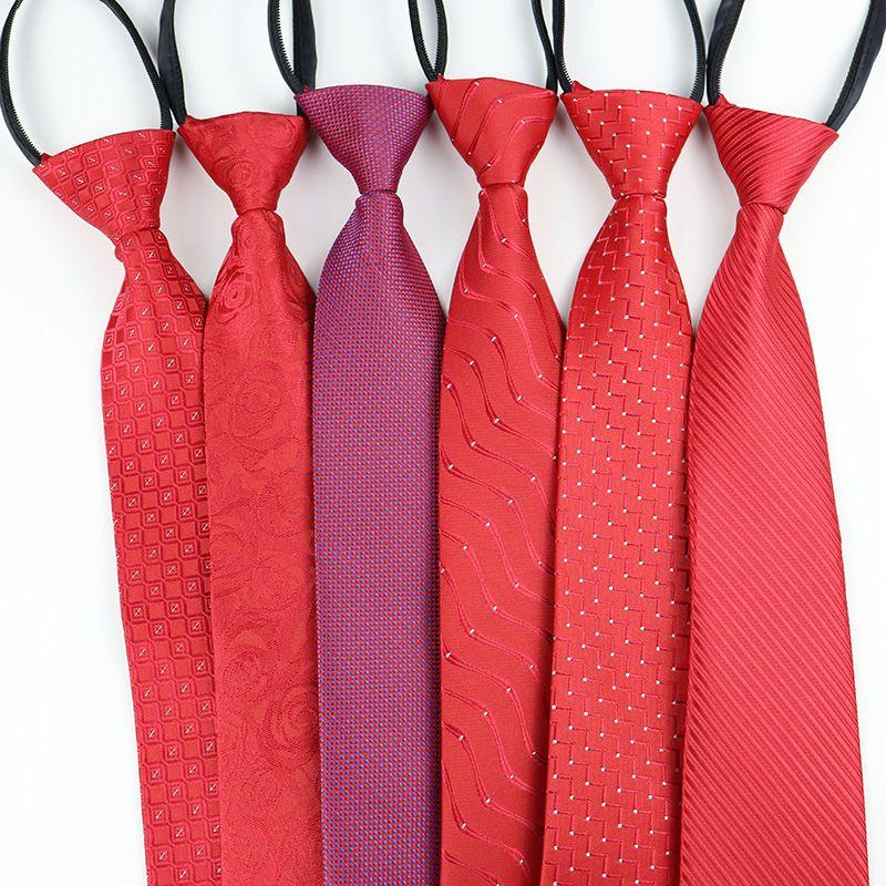 [ Red Series ] Gentlemen NeckTie Smart Business Easy No Knot - TikTok ...