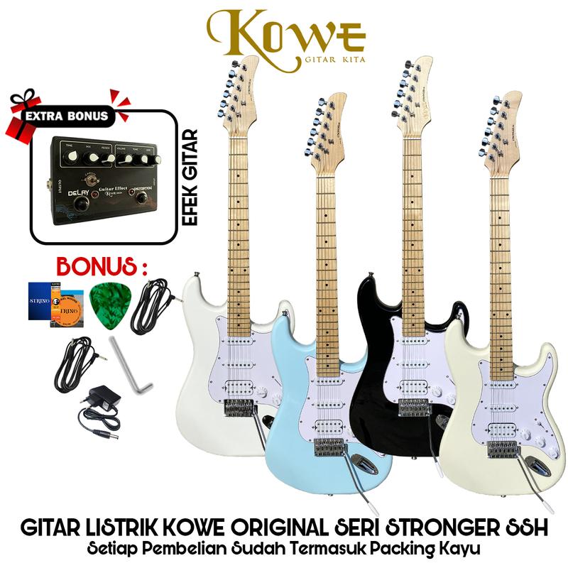 Gitar Elektrik Merk Kowe Original Seri Stronger Pickup SSH Bonus - Shop ...