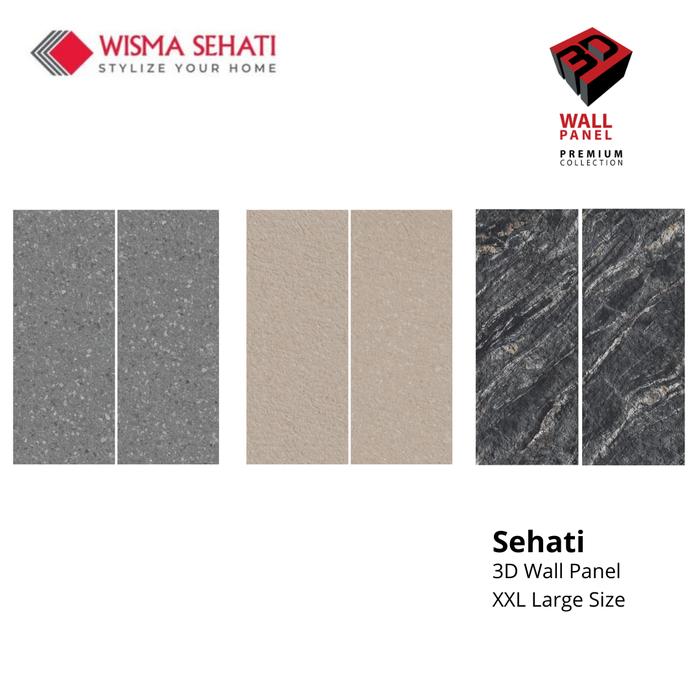 Promo 3D Wallpanel Dinding Tempel XXL Super Lebar Sehati 3D Wall Panel ...