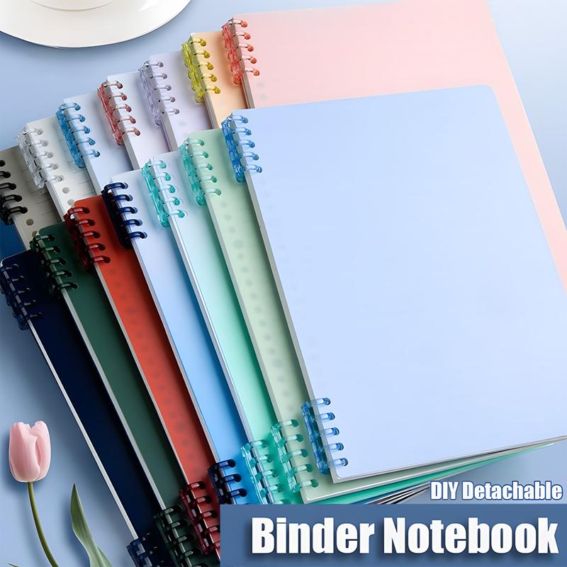 A5 B5 Loose Leaf Binder Notebook Removable cover Softcover Refillable ...