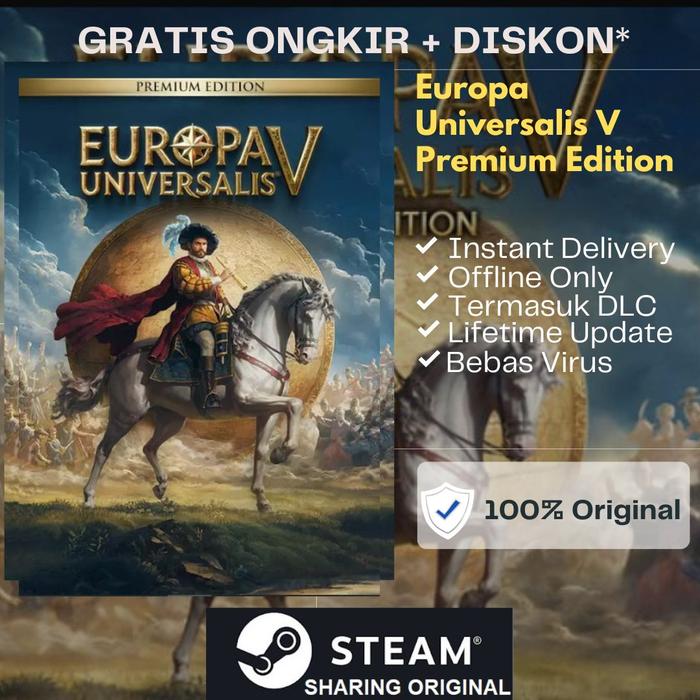 Jual Europa Universalis V Premium Edition - Original Steam PC Games ...