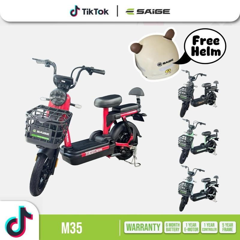 SEPEDA LISTRIK RODA 2 | SAIGE M35 - Shop | Tokopedia