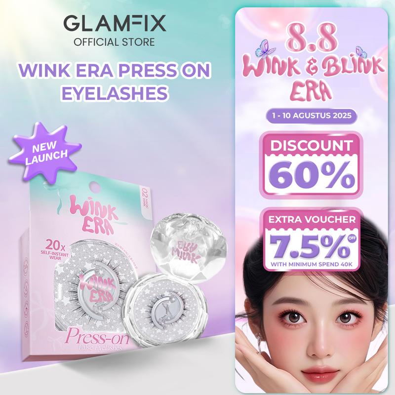 [NEW LAUNCH] GLAMFIX Wink Era Press-On False Eyelashes Bulu Mata - Shop ...