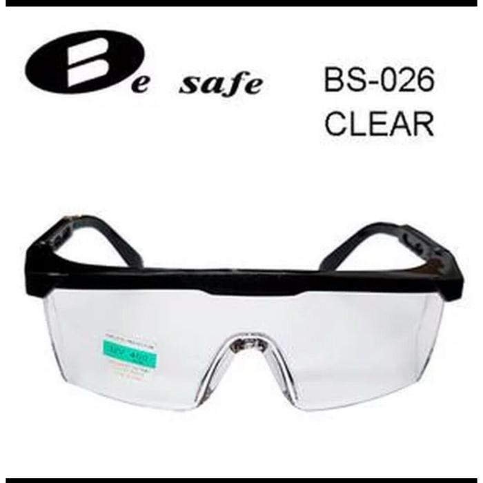 Jual Kacamata BESAFE Safety Anti UV Standar ANZI / ANSI Pelindung Mata ...
