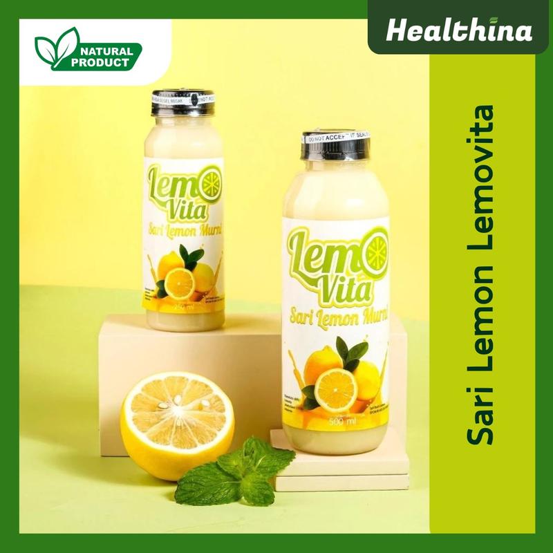 Lemovita Sari Lemon Murni 250 ML BPOM Asli Organik lemo vitasarilemon ...