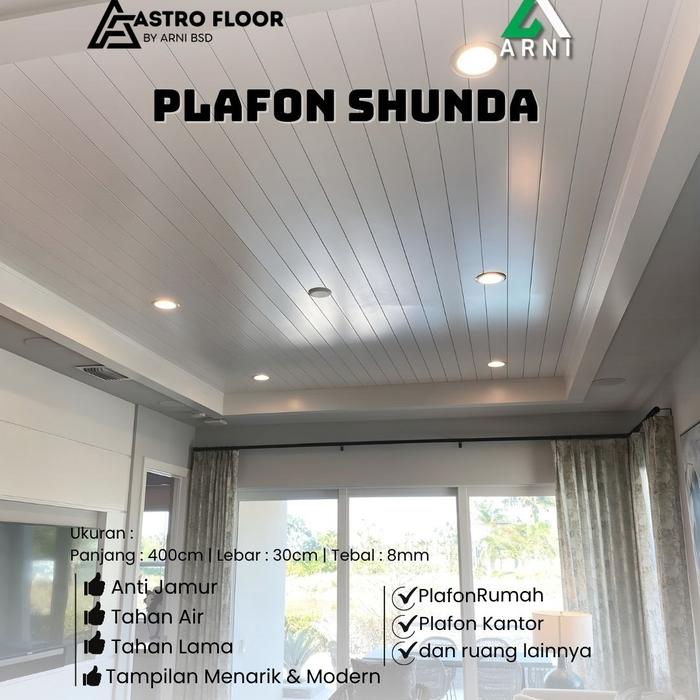 Jual PLAFON PVC SHUNDA 400cm x 30cm x 8mm Anti Rayap & Tahan Air untuk ...