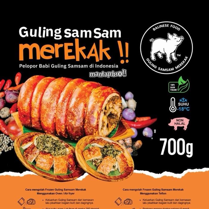 Jual Guling Samsam Merekak 700g - Kab. Badung - Guling Samsam Merekak ...