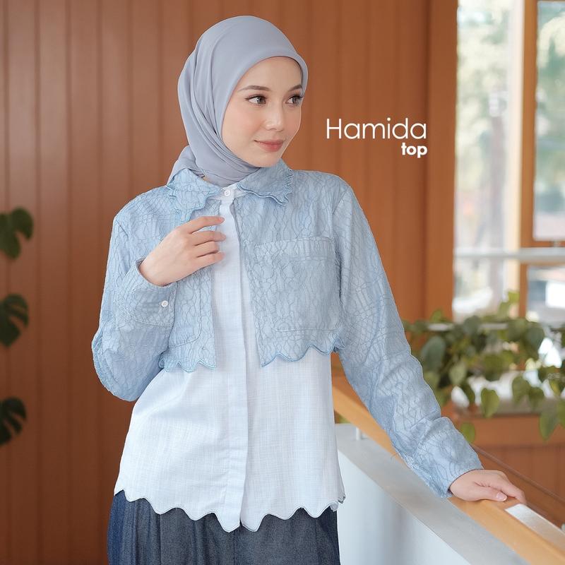 Ariona - Kemeja Hamida Top Atasan - Shop | Tokopedia