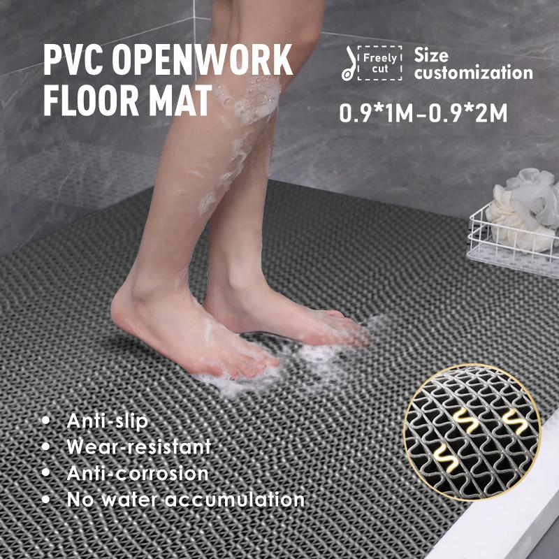 Non-slip Mat Anti slip rubber floor mat PVC material S-shape - TikTok ...