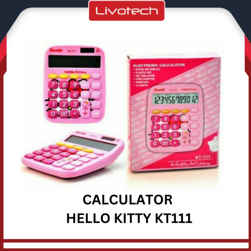 Kalkulator Karakter 111 Hello Kitty Doraemon Calculator 12 DIgit - Shop ...