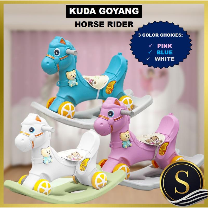 Kuda Goyang Horse Rider Mainan Budak Music Kids Rocking Hors - TikTok ...