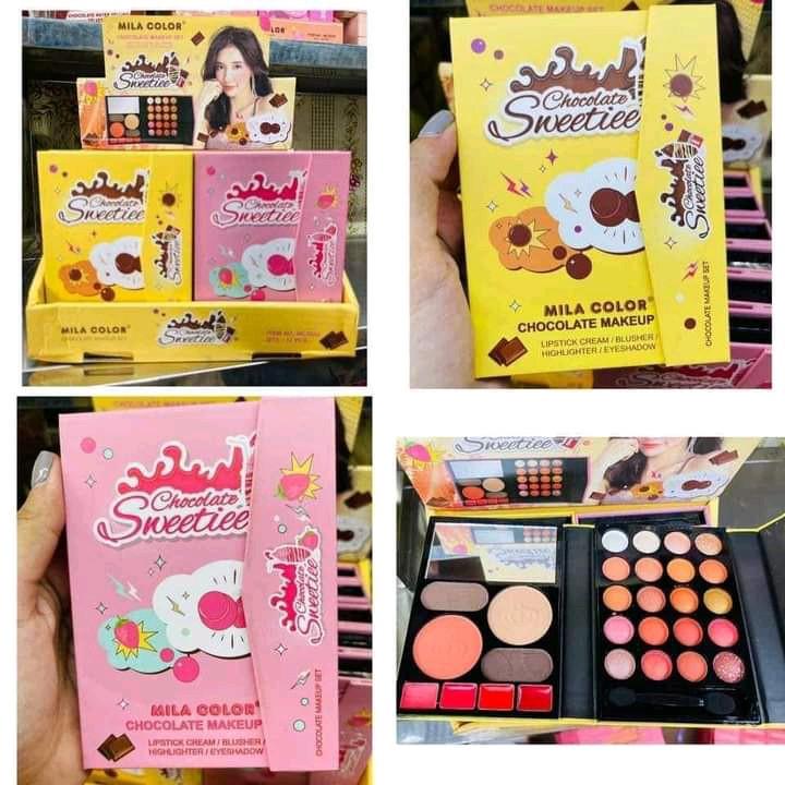 EYESHADOW PALETTE MILA COLOUR 4 IN 1 Makeup - TikTok Shop Malaysia