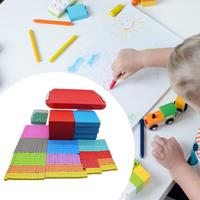 Jual 254Pcs Ten Ones Blocks Math Cube Interactive Preschool Learning ...