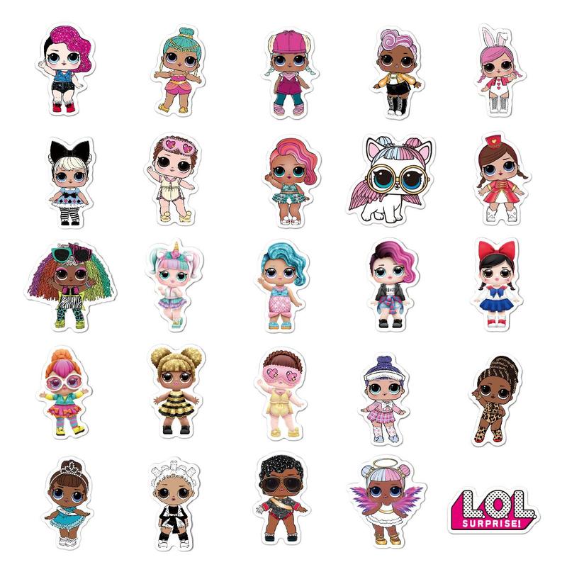 Create Your Style With 50 No duplicate Lol Superise Stickers - TikTok ...