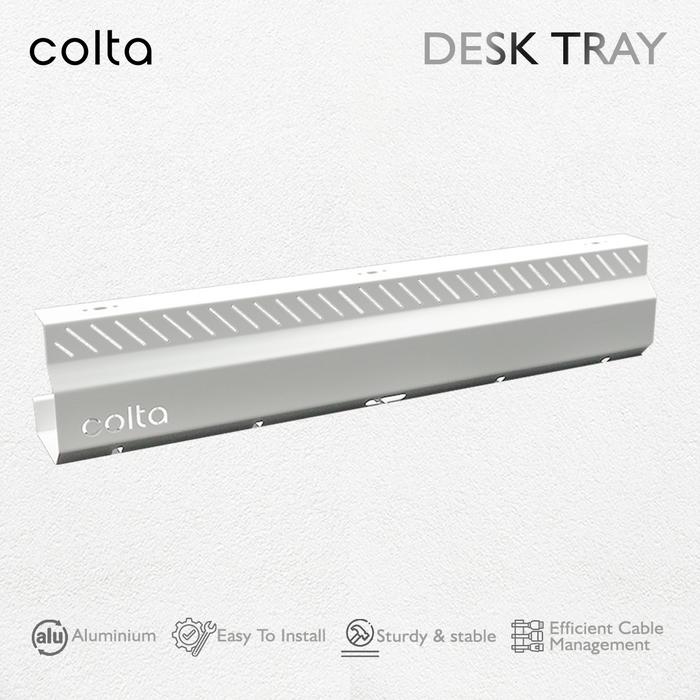 Promo Colta Under Desk Cable Tray Terminal Bracket Organizer Management ...