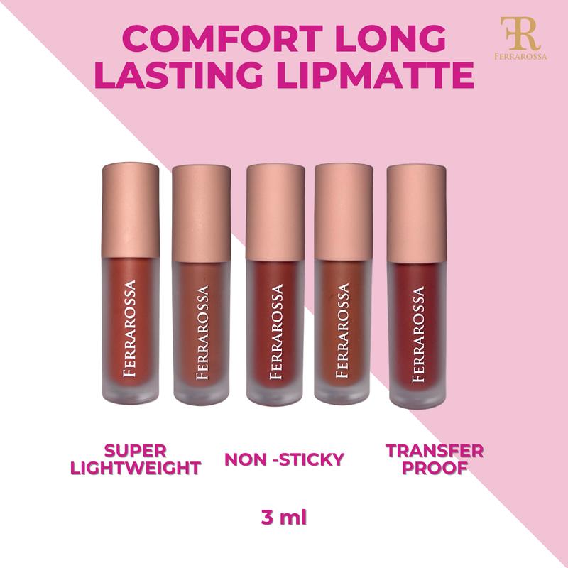 FERRAROSSA - Comfort Long Lasting Lipmatte with Vitamin E - 3ml ...