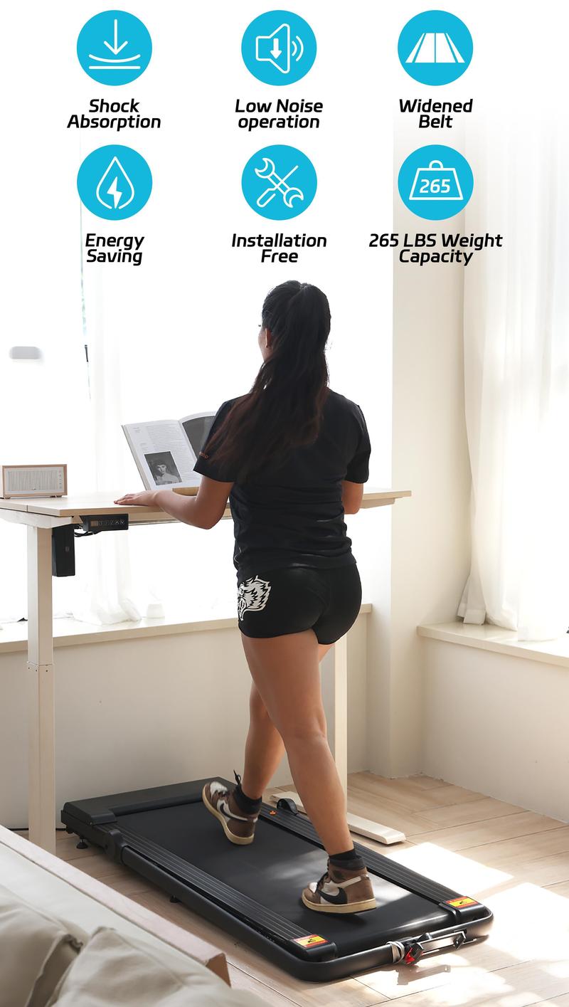 LICHICO/YRUN 2-in-1 Electric Folding Treadmill with Flat/Incline ...