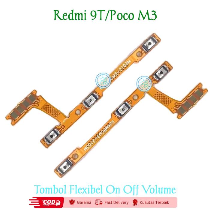 Promo Flexibel On Off Volume Untuk Xiaomi Poco M3 Redmi 9T Fleksibel On ...