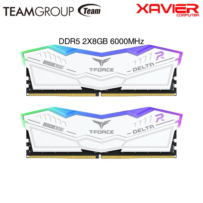 RAM TEAMGROUP T-FORCE DELTA RGB DDR5 2X8GB (16GB) 6000MHz - MEMORY ...