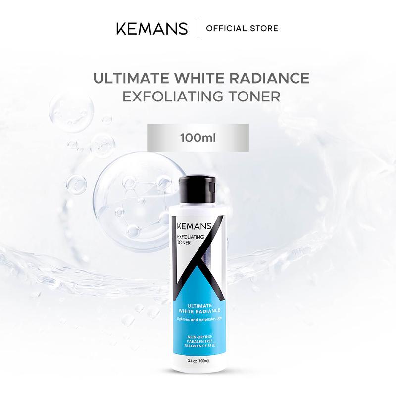 Kemans Ultimate White Radiance Exfoliating Toner (100ml) – Brightening ...