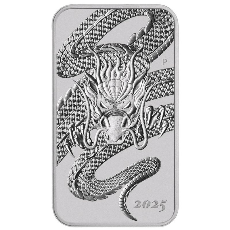 PERTH MINT 1 OZ PERAK BATANGAN SILVER DRAGON 2025 - LBMA CERTIFIED ...