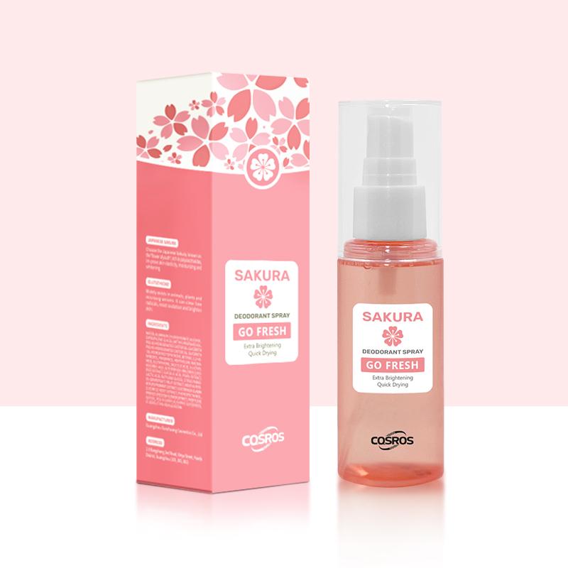 Sakura Gluta Deodorant Spray Brighten Up Underarms 50ml - TikTok Shop ...