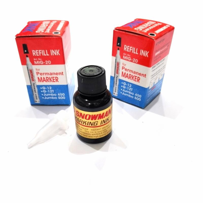 Refill Ink Snowman Permanent Marking / Isi Ulang Tinta Permanen - Shop ...