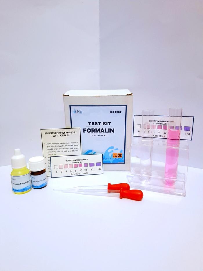 Jual TEST KIT FORMALDEHYDE,Alat uji Makanan – 100 TEST - Kota Tangerang ...