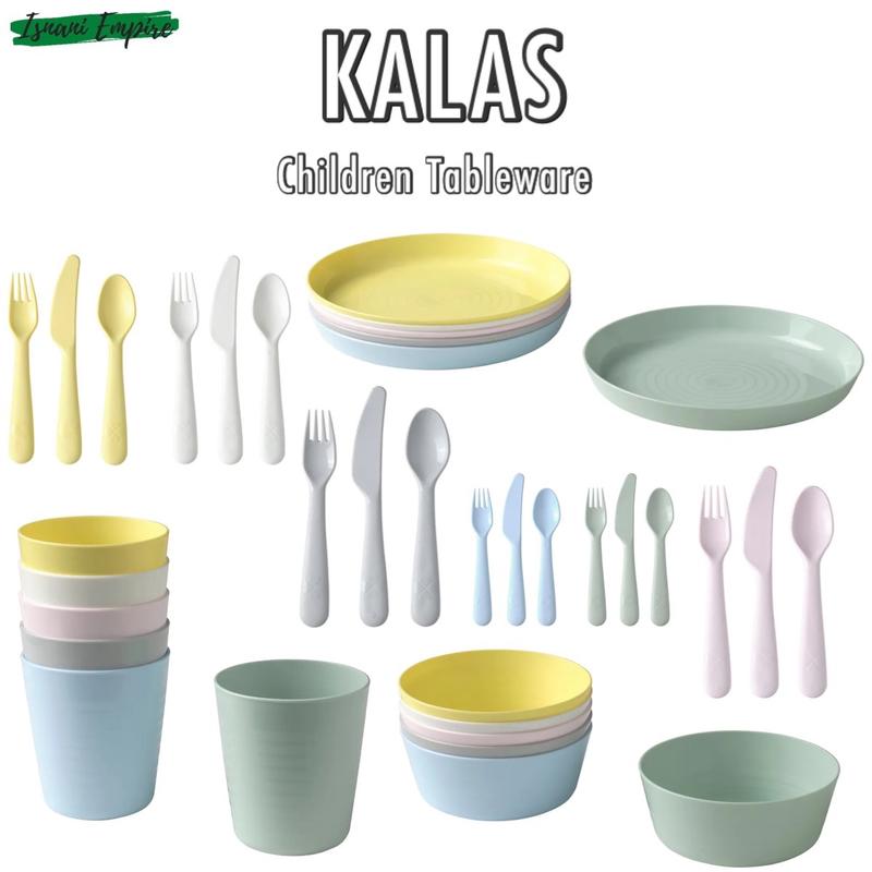 KALAS Set Cawan, Pinggan, Mangkuk dan Sudu Garpu Kanak-kanak - TikTok ...