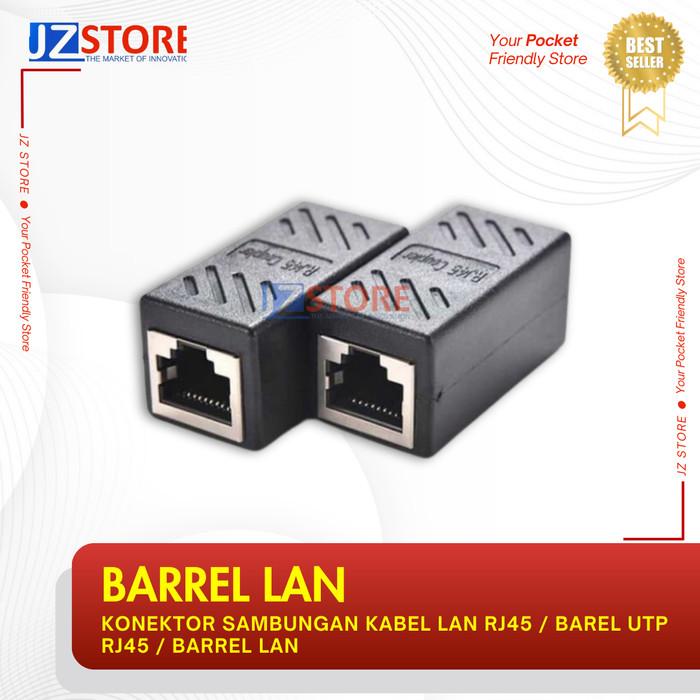 KONEKTOR SAMBUNGAN KABEL LAN RJ45 / BAREL UTP RJ45 / BARREL LAN - Shop ...