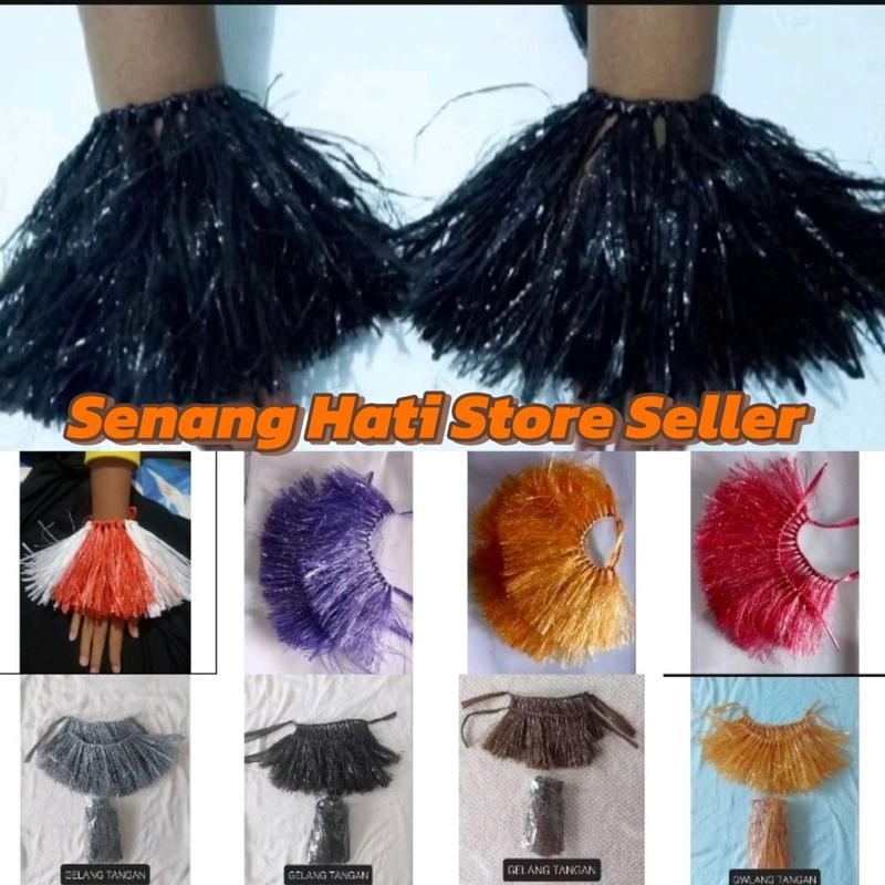 Gelang Tangan Rumbai 1 Set Tali Rafia Tangan Tk Berkualitas Tinggi ...