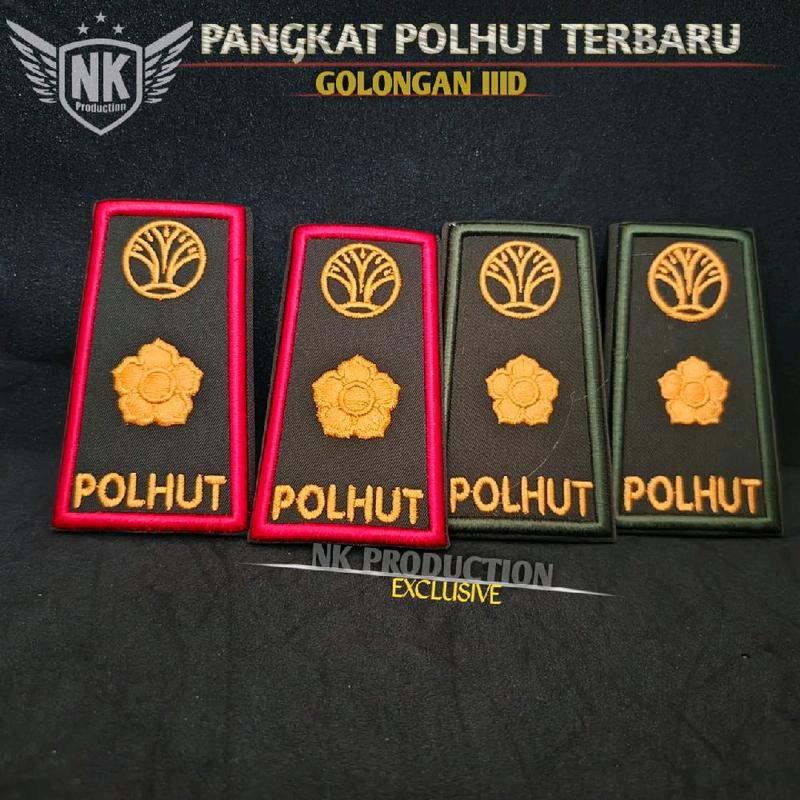 Tanda Pangkat Polhut Kementrian Kehutanan Golongan 3D Logo Terbaru ...