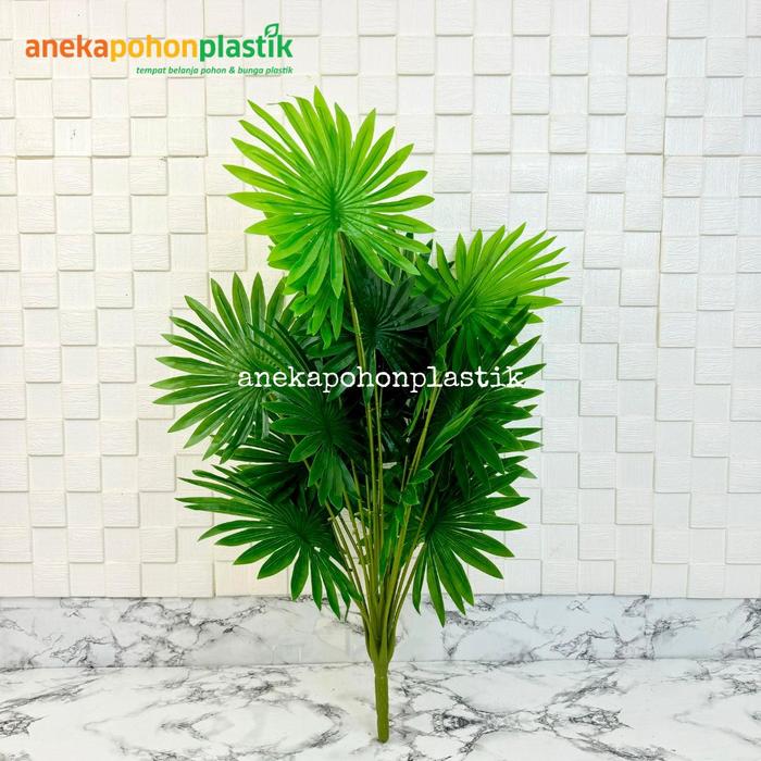 Jual Daun Hias Palem Kipas Sadeng X18 Semi Latex Artificial Dekorasi ...