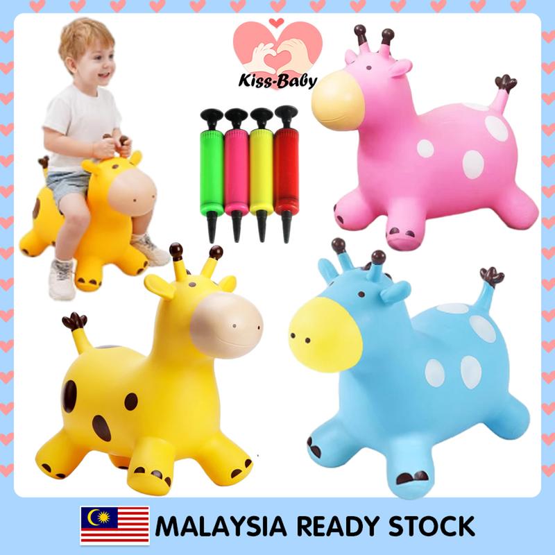 Children Kids Ride-On Inflatable Bouncing Jumping Animal Toy Kids ...