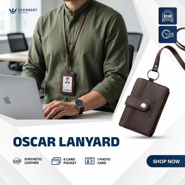 Promo EVERNEXT APPAREL - Lanyard Kartu Oscar ID Card Holder Name Tag ...