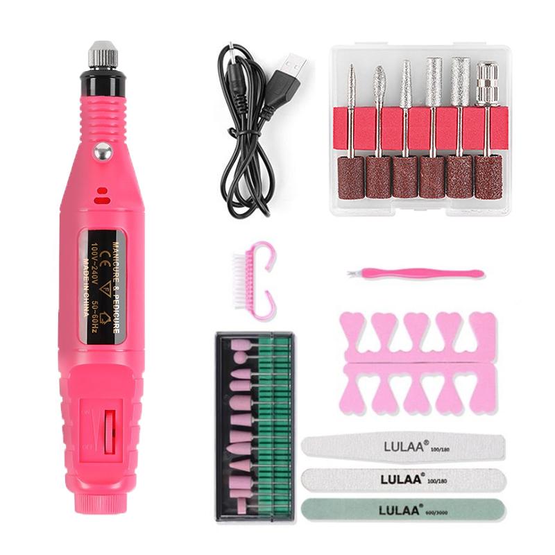 Professional Electric Nail Drill Machine Set Nail Set Grinding - TikTok ...