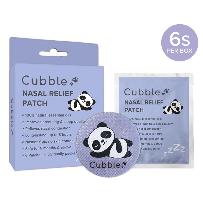 Cubble Nasal Relief Sleep Patch (6 Patches/box) Breath Easy, Better ...